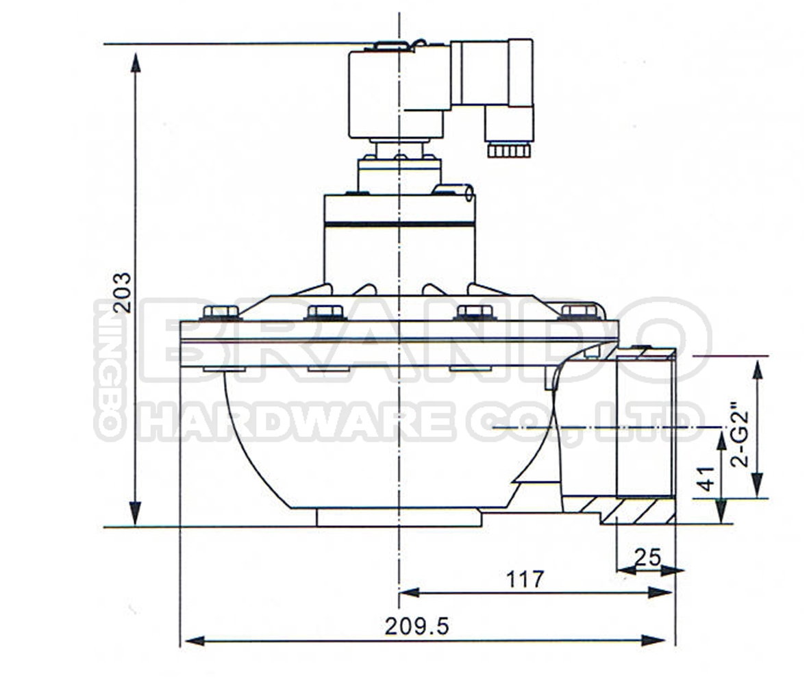 2'' Goyen Type Pulse Jet Valve Ca50t000-331 Ca50t-001-331, High Quality ...