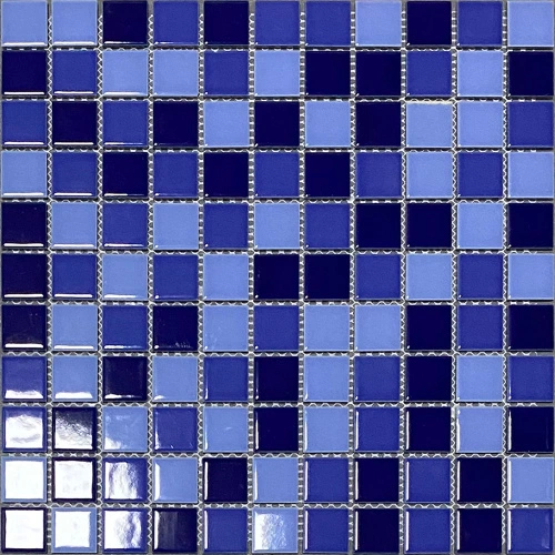 25*25 Chip Size Ceramic Mixed Swimming Pool Tiles China Manufacturers ...