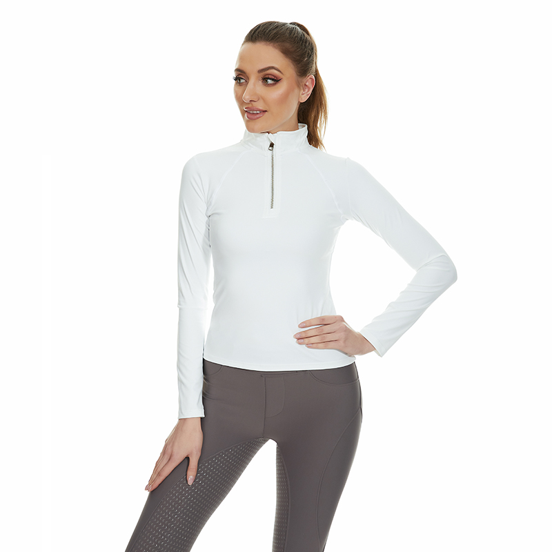 White Women Horse Riding Base Layer, High Quality White Women Horse ...