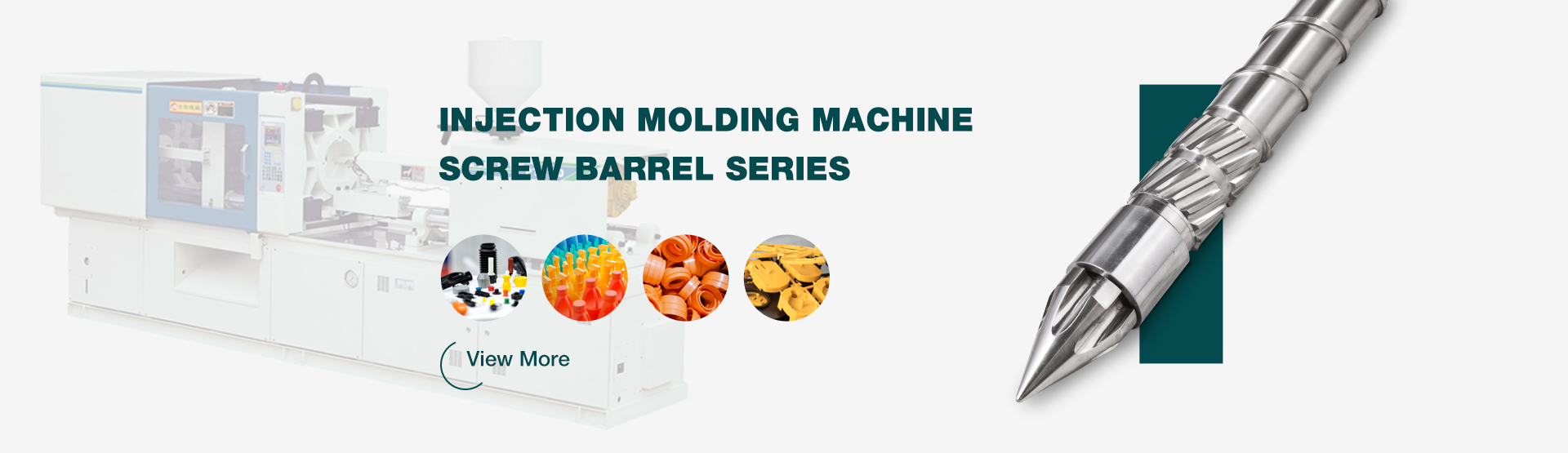 Professional Bimetallic Injection Single Screw Barrel For Haitian ...