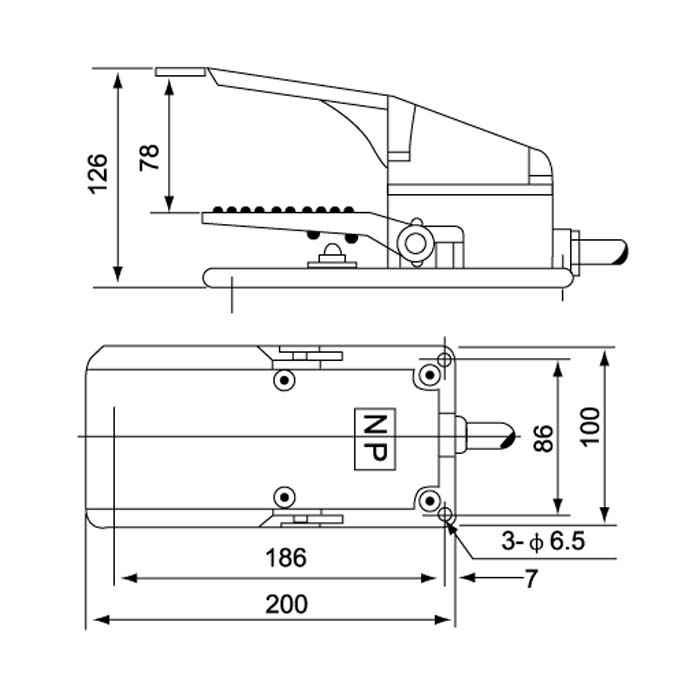 Kacon Foot Switch Metal Wireless Pedal Switch Tfs-302, High Quality ...