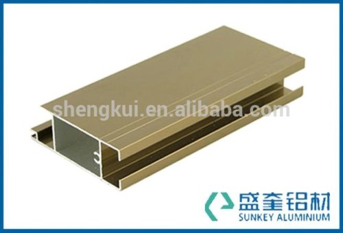 Aluminum Sliding Window Profiles Champagne Color Window Frame Window ...