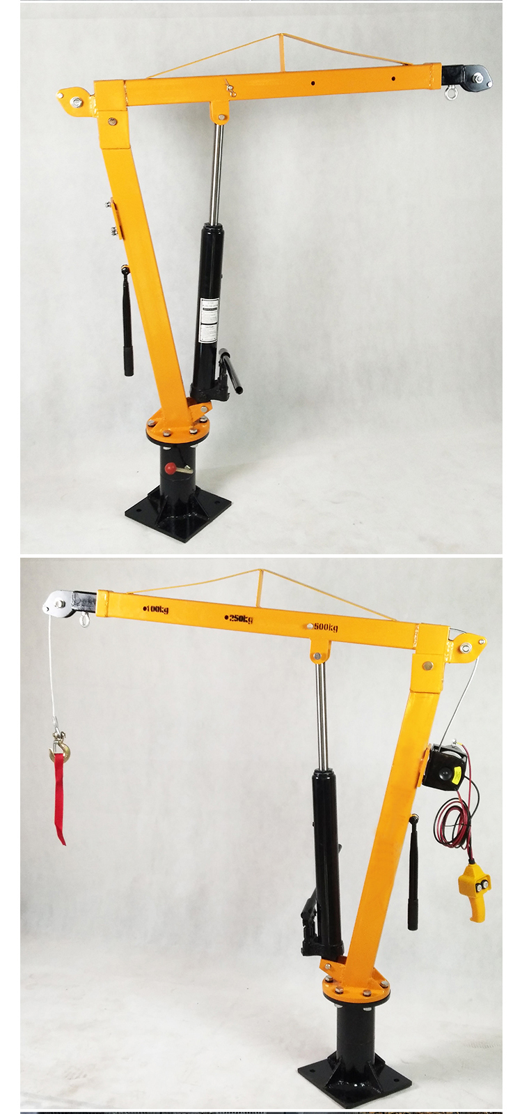 Small Lift Truck Crane - 500kg/800kg/1000kg Dc12v/24v/220v Mini ...