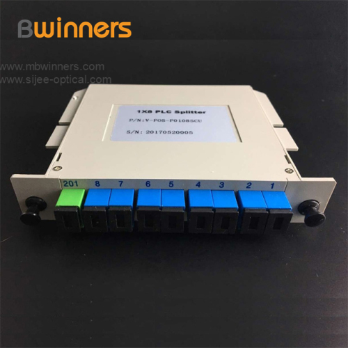 1x8 Cassette Card Inserting Plc Splitter Module, High Quality 1x8 ...