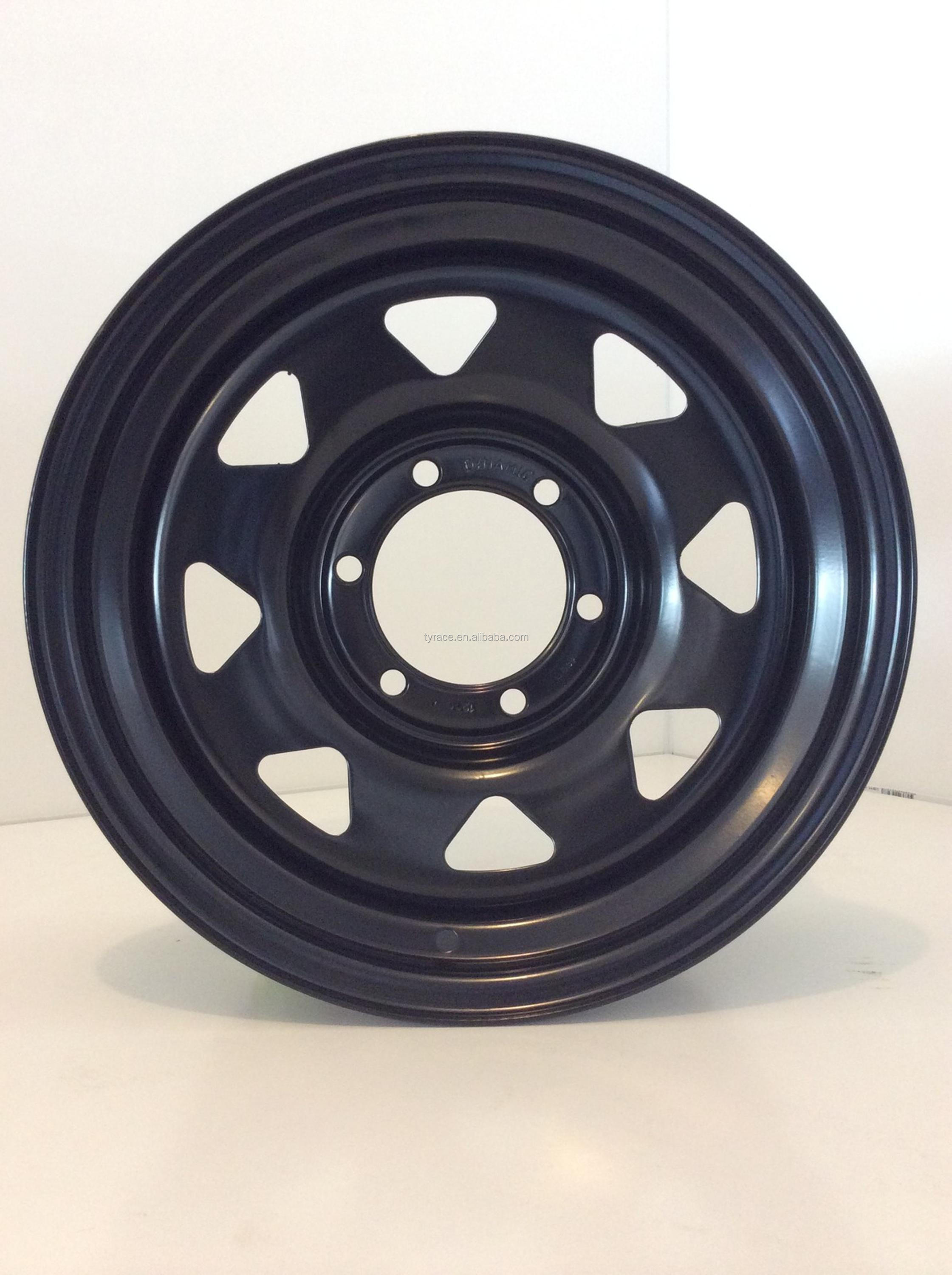 16x7 Off Road Steel Wheel Rims For 4x4, High Quality 16x7 Off Road ...