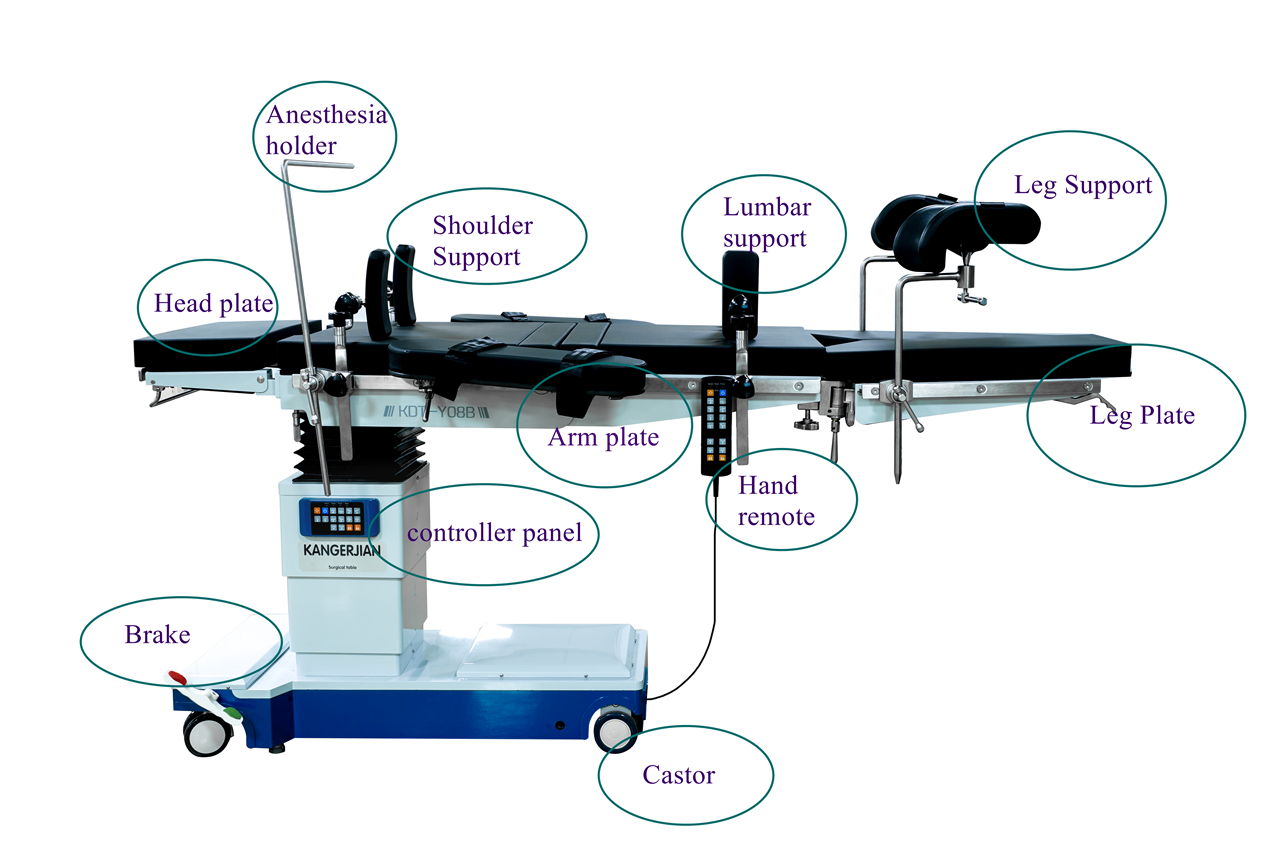 Hospital Equipment Urology Orthopedic Surgical Operation Table Electric ...