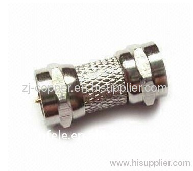 F Double Adapter Made Of Copper , High Quality F Double Adapter Made Of ...
