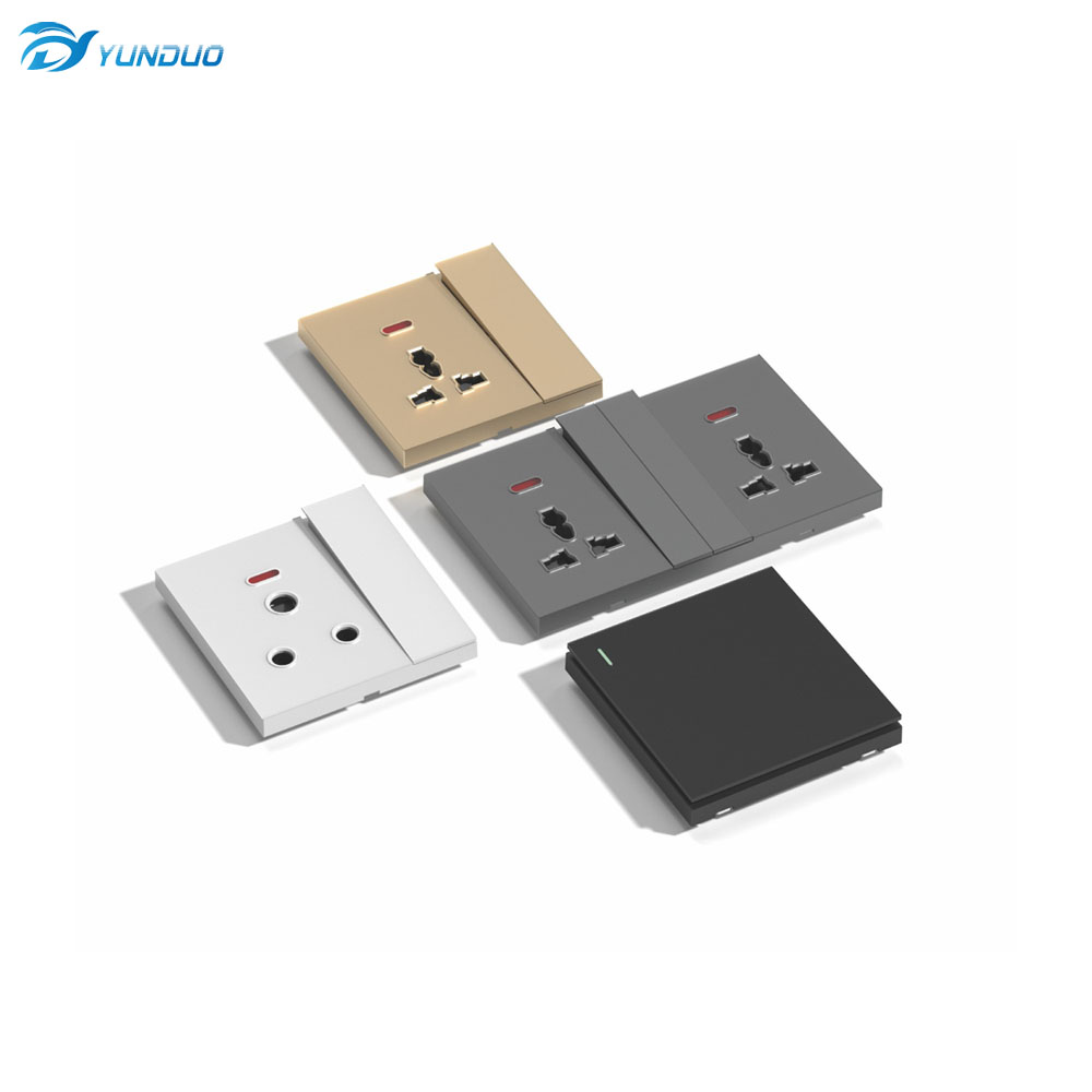 British Standard 220v 16a Power Socket Electric Light Wall Switch, High ...