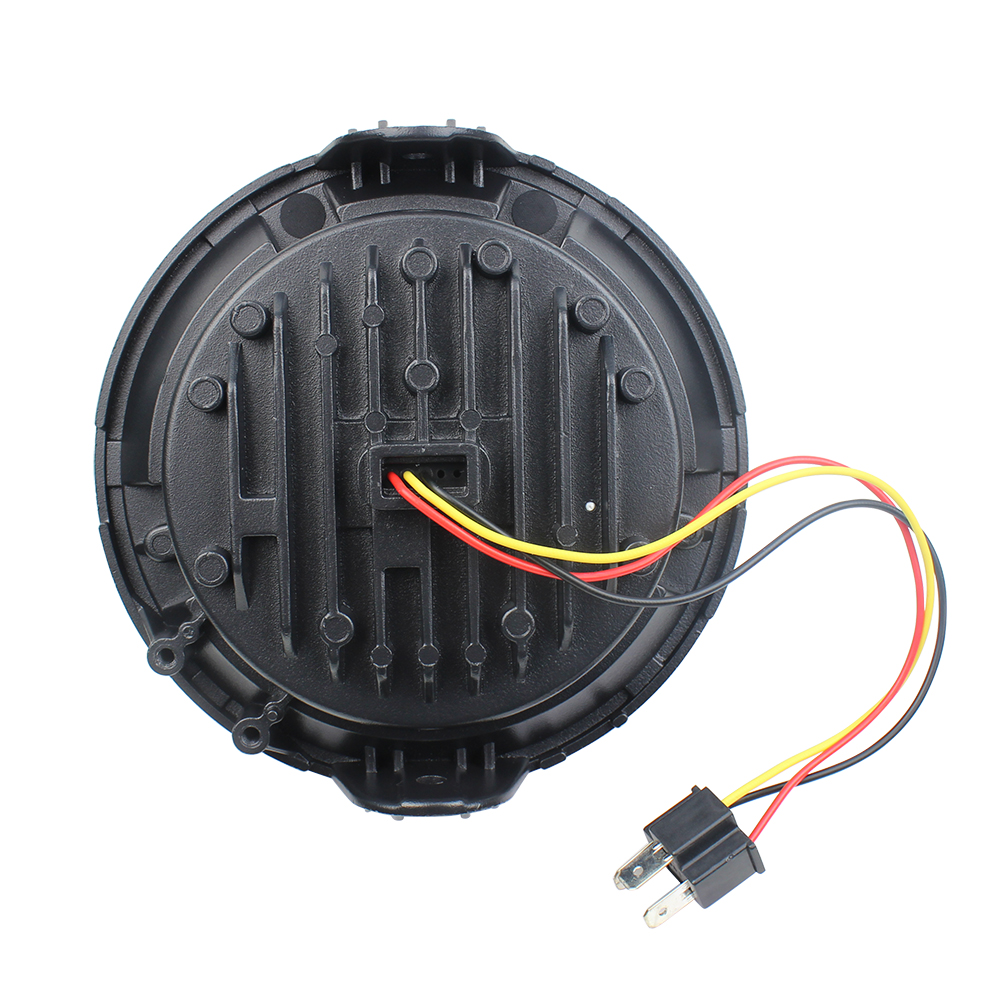 Angel Eyes 7 Inch Round Led Headlight H4 12v - Fit For Honda Cb400/500/ ...