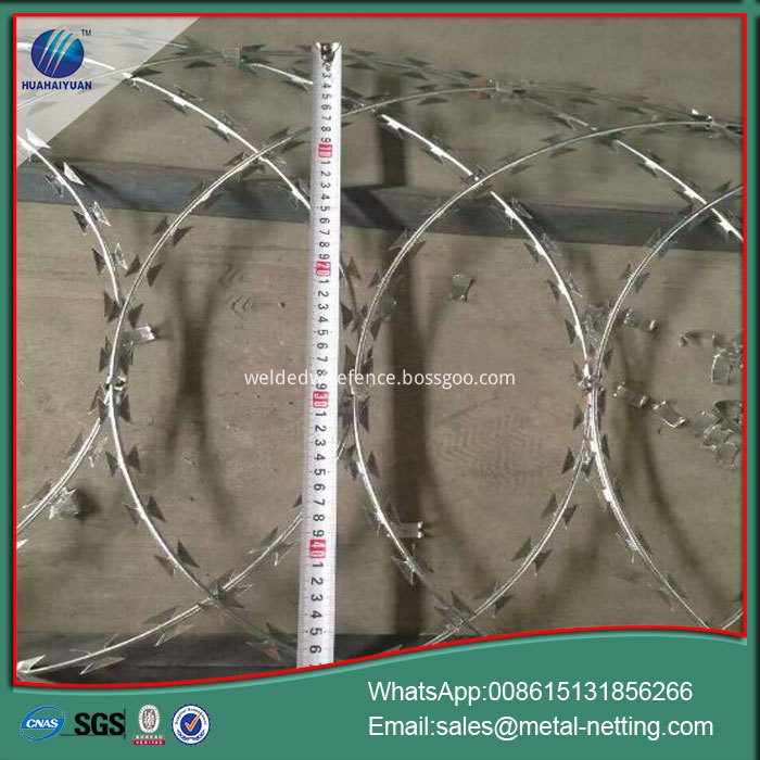 Flat Blade Razor Wire Flat Concertina Wire, High Quality Flat Blade ...