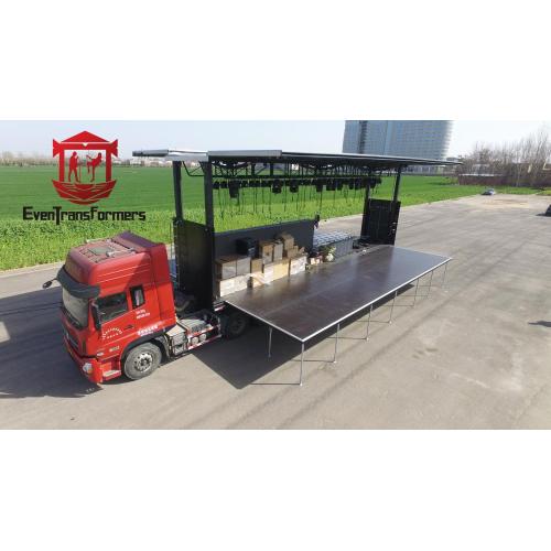 12x8.7x6.3m Tractor Trailer Stage, High Quality 12x8.7x6.3m Tractor ...