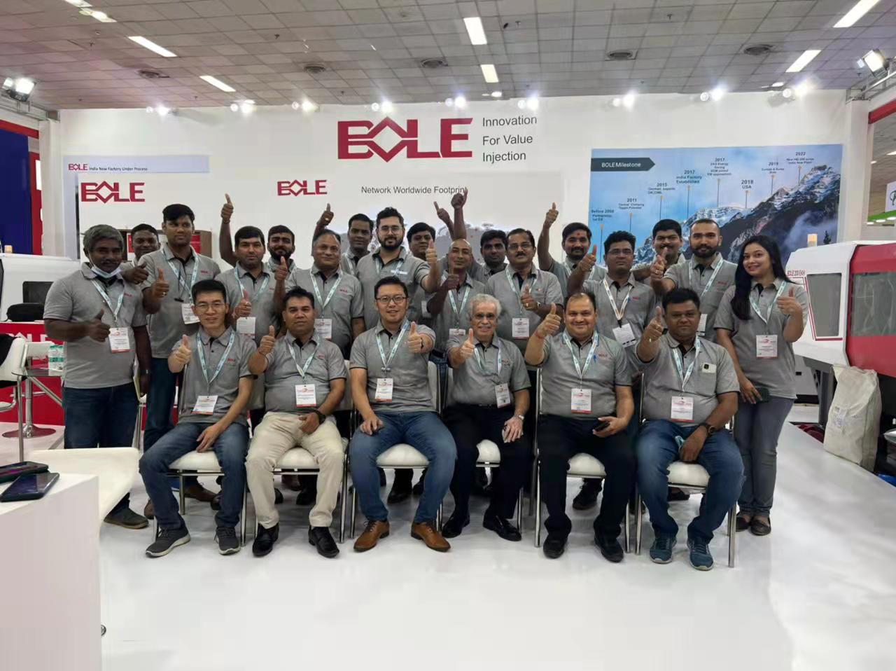 Bole Injection Molding Machine Exhibited New Delhi India