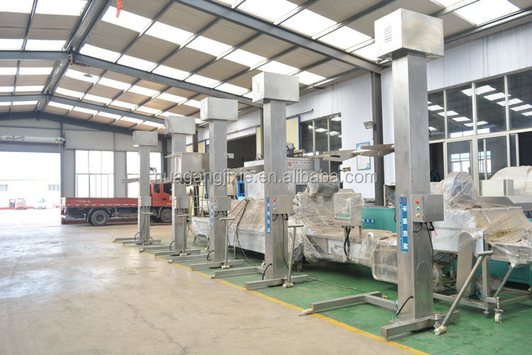 Industrial Cart Lifter And Elevator: Tote Bin Hoister And Meat Trolley ...