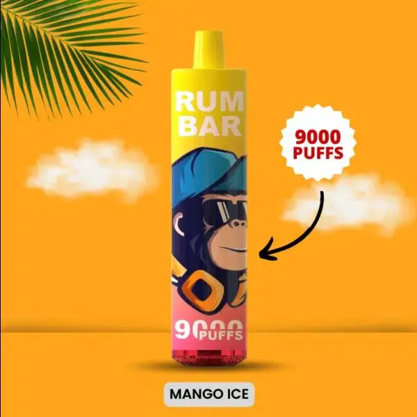 Rum Bar 9000 Puffs ขายส่งปากกา Vape ที่ใช้แล้วทิ้ง คุณภาพสูง Rum Bar ...