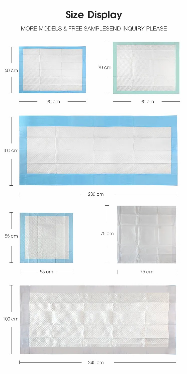 Disposable Hospital Underpads With Adhesive Strip, High Quality ...