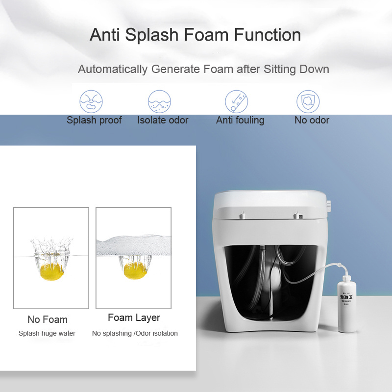 Automatic Touchless Intelligent Toilet With Buttocks Washing Function ...