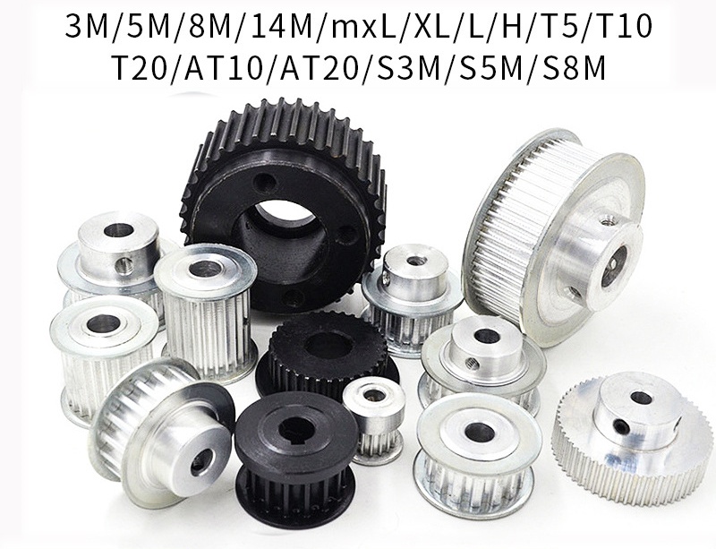 Cast Iron And Aluminum Timing Belt Pulleys - Mxl, Xl, L, H, T2.5, T10 ...