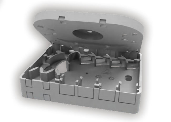 Fiber Optic Wall Box Termination Box 4 Core, High Quality Fiber Optic ...