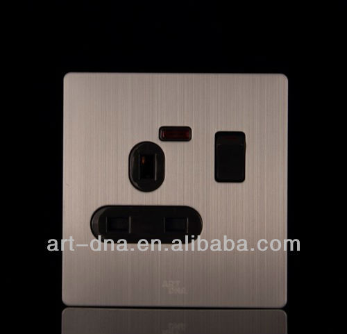 A69 Stainless 13a Single Switched Socket(bs Standard), High Quality A69 ...