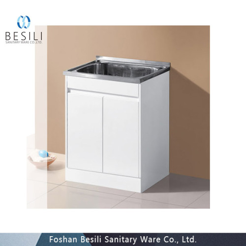 Stainless Steel Laundry Tub With Cabinet Designs Lt370, High Quality ...