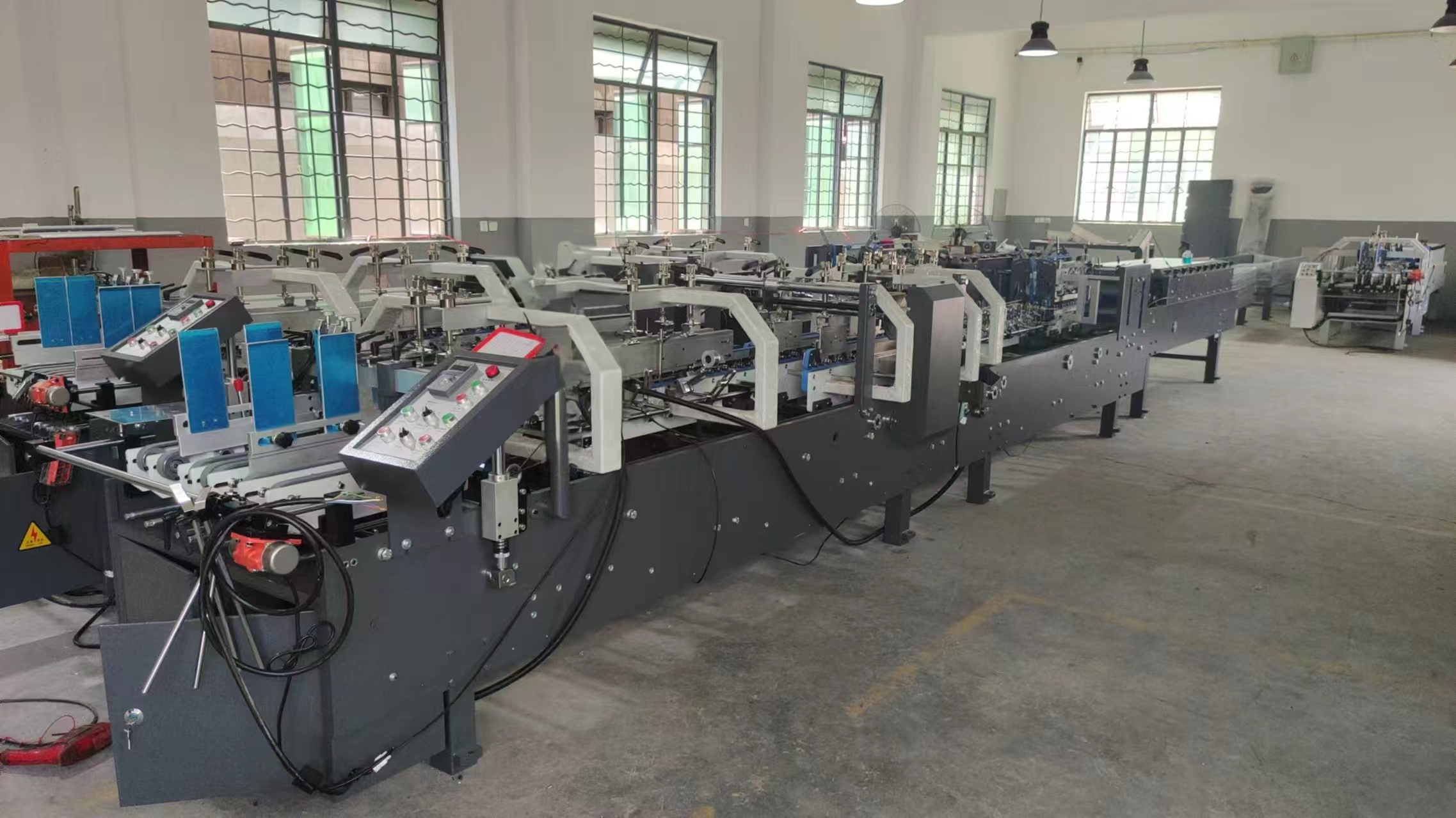 Automatic Multi-functional Lock Bottom Carton Paper Box Gluing Machine ...