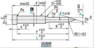 Misumi Lapping Pilot Punch Pins Ra 0.4 Polishing High Preci, High ...