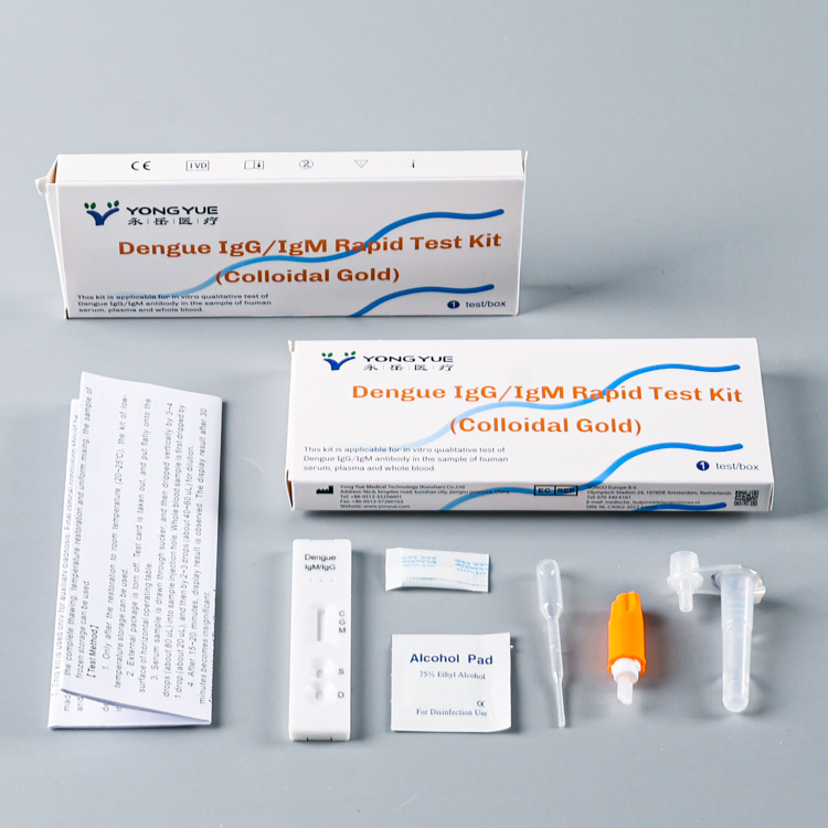 One step medical test kit dengue rapid test China Manufacturers ...