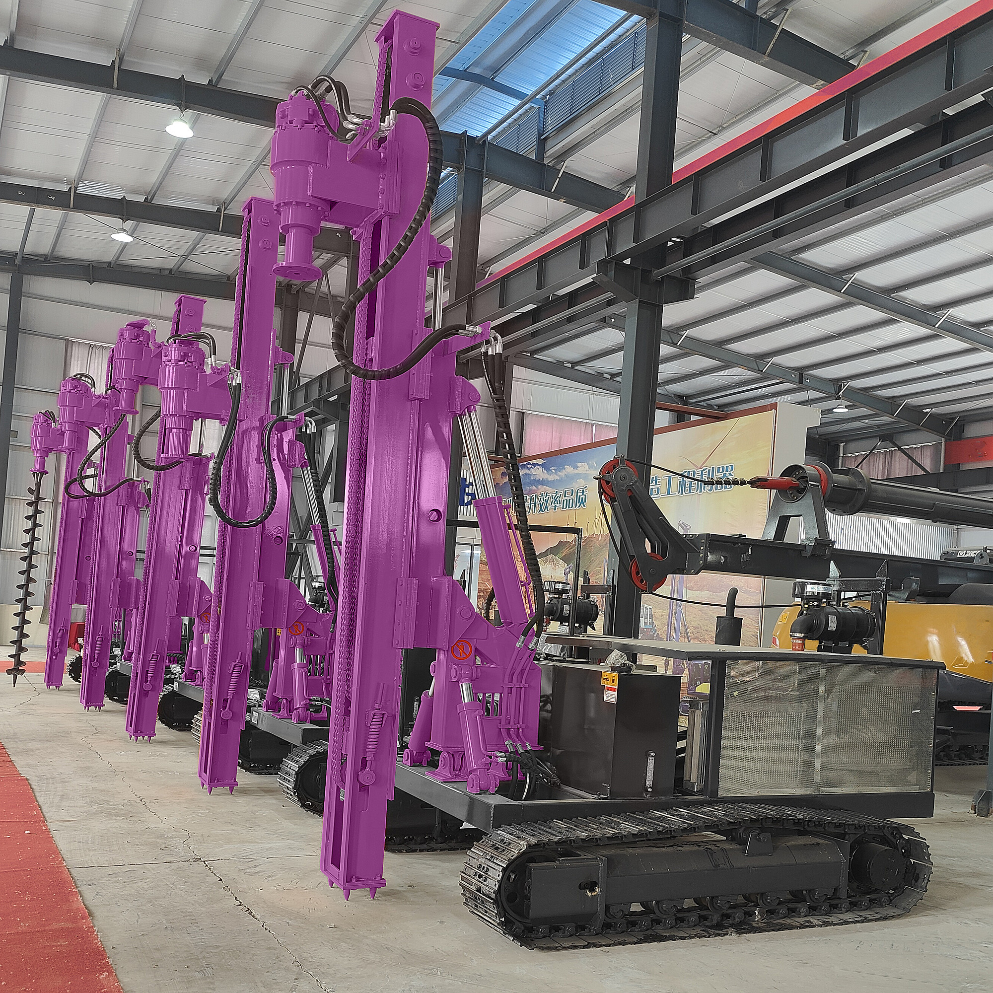 Hydraulic Pile Driver Machine: Crawler Solar Pile Driver For ...