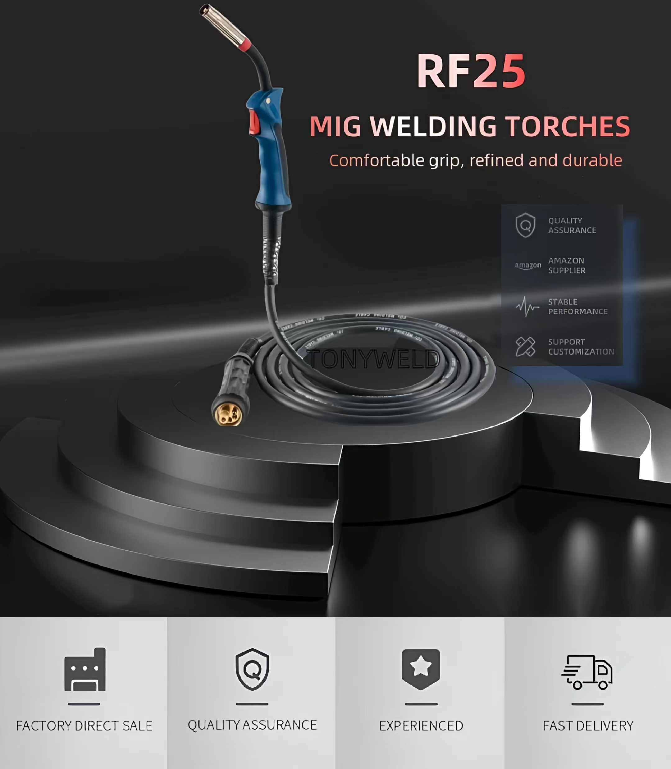 Rf25 Binzel 공기 냉각 Mig 용접 건 250a 가스 혼합 토치, Bossgoo.com의 고품질 Rf25 Binzel ...