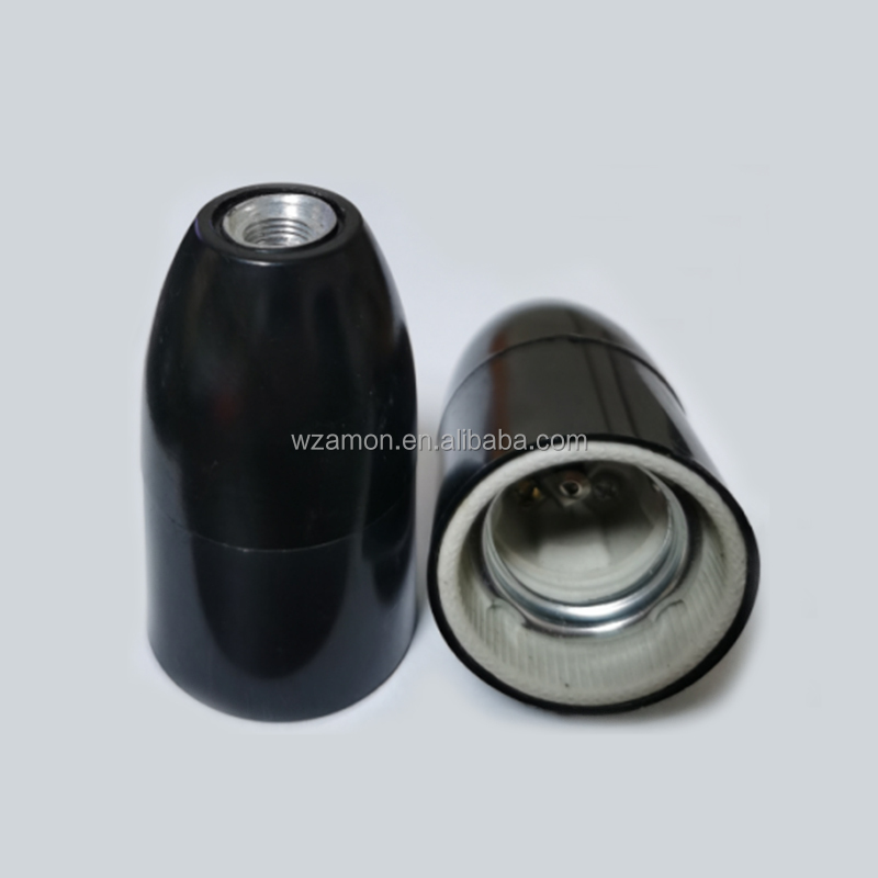 Black White Bakelite E27 Hanging Screw Edison Ceiling Light Bulb ...