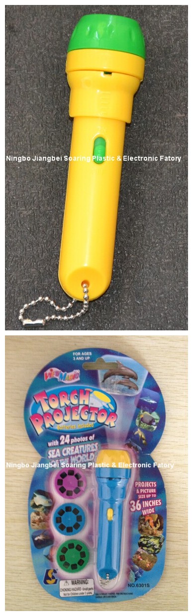 Childrens Toy Torch Projector With 24 Pictures, 8 Pictures / Disc ...