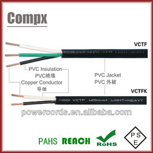 Vctf Pse Pvc Sheath Flexible Cable Japan Pvc Cable, High Quality Vctf Pse Pvc Sheath Flexible ...