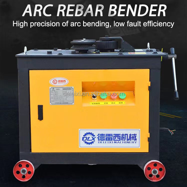 4-36mm Round Steel Rod Bender Machine - Manual Rebar Bending Equipment ...