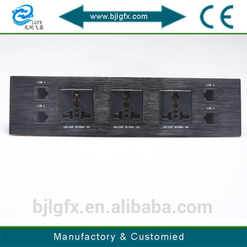 3 Pin Wall Socket With Usb Lan Wall Socket, High Quality 3 Pin Wall ...