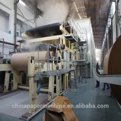 Cylinder Mould Kraft Fluting Paper Making Machine, High Quality ...
