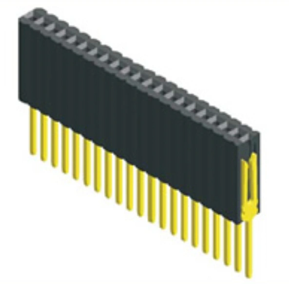 1.27mm Female Header Single Row Straight Type(W=2.5 H=8.5) China Manufacturers Suppliers Factory ...