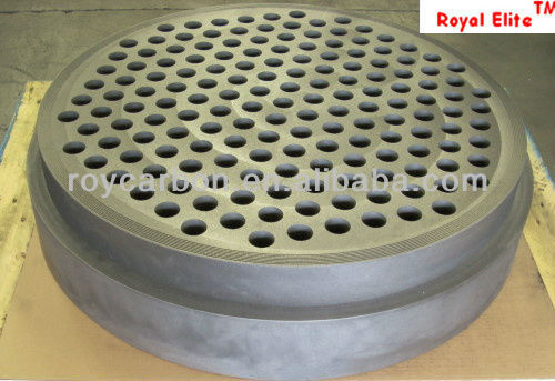 Graphite Tubesheet Heat Exchanger For Chemical Process Industry, High Quality Graphite Tubesheet ...