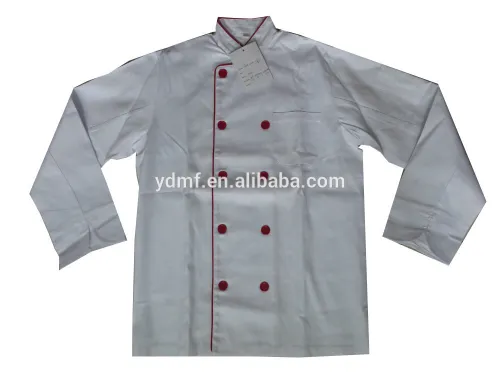 Red Piping Buttons Chef Uniform,executive Chef Uniform, High Quality ...