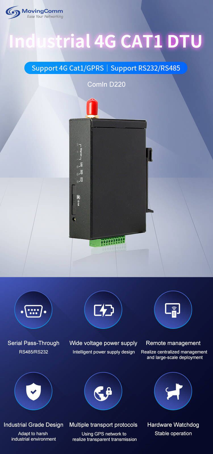 Vpn Router Industrial 2g 3g Module 4g Dtu, High Quality Vpn Router ...