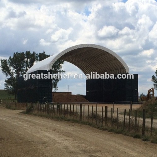 Steel Frame Fabric Cover Shed, High Quality Steel Frame Fabric Cover ...