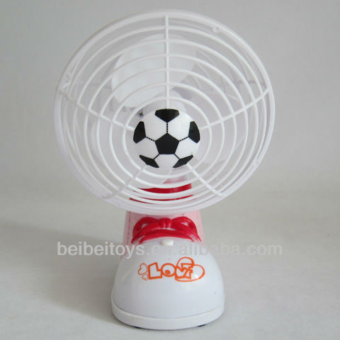 Kids Plastic Fan Toy, Football Series, Pink Blue Two Color Assorted ...