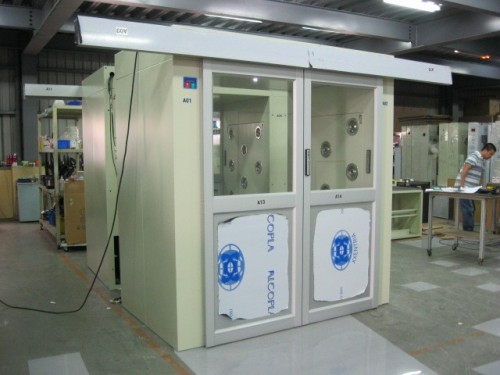 Sliding Door Cleanroom Air Shower For Material Transfer, High Quality ...