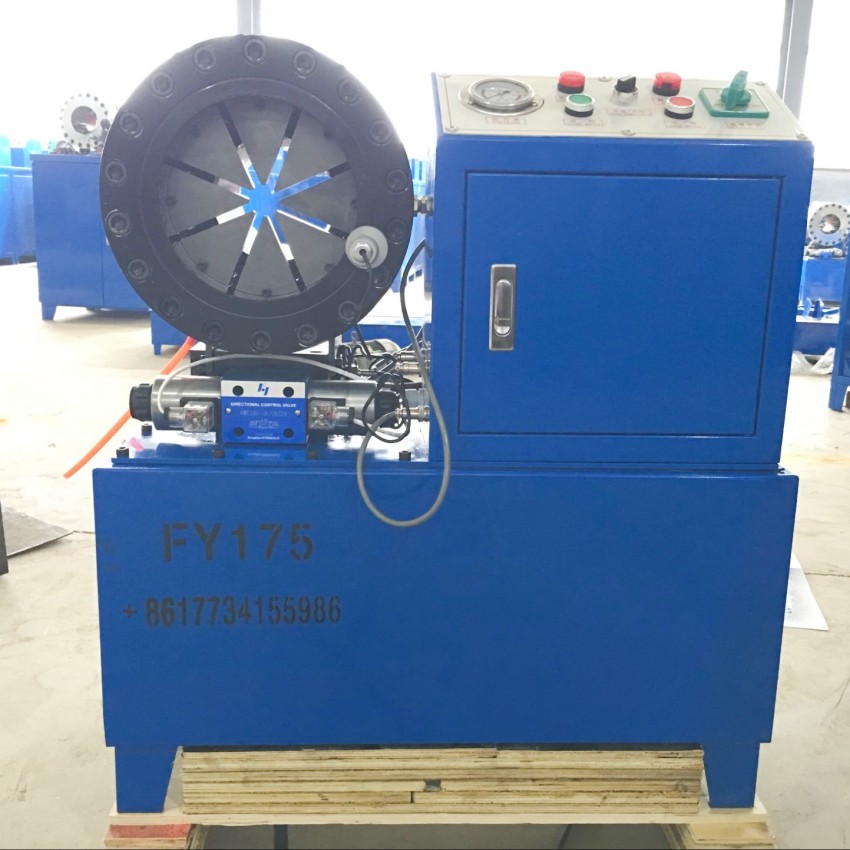 180mm Air Suspension Hydraulic Hose Crimping Machine For Manufacturer ...