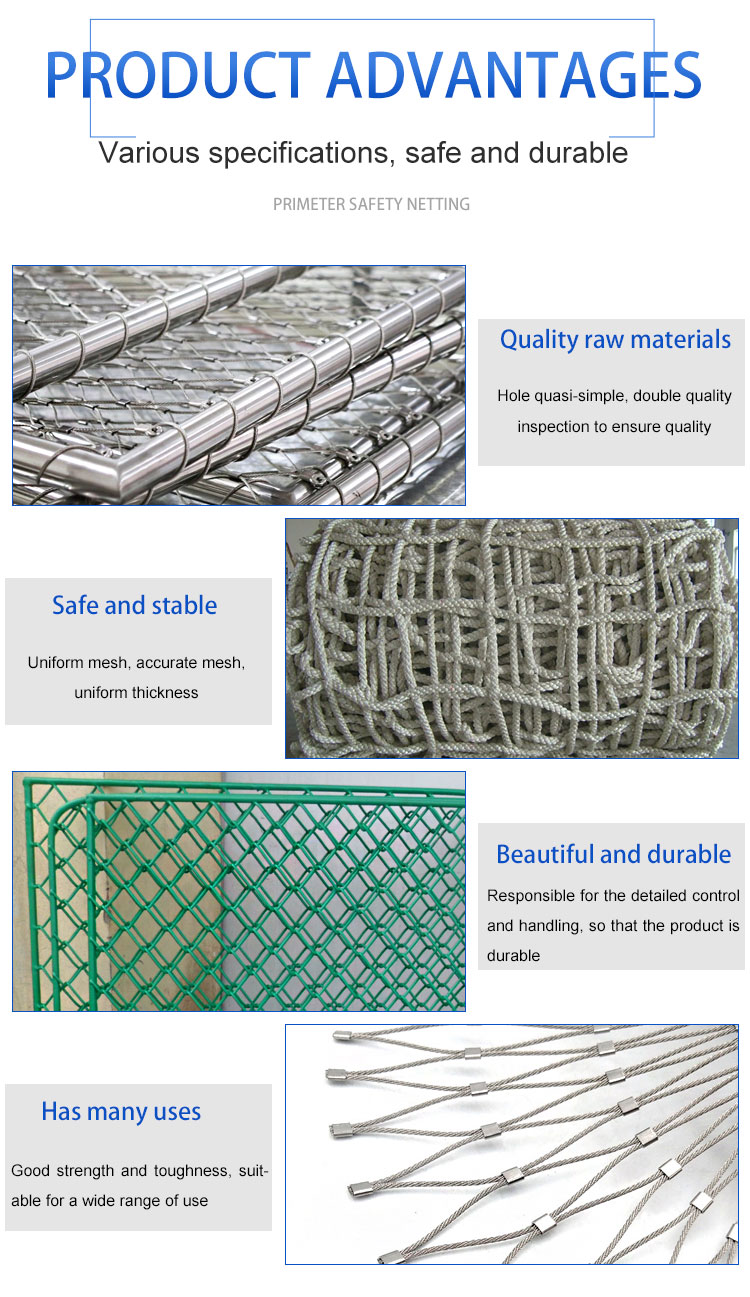 Flexible Architectural Mesh 316 Stainless Steel Pvc Wire Rope 10mm ...