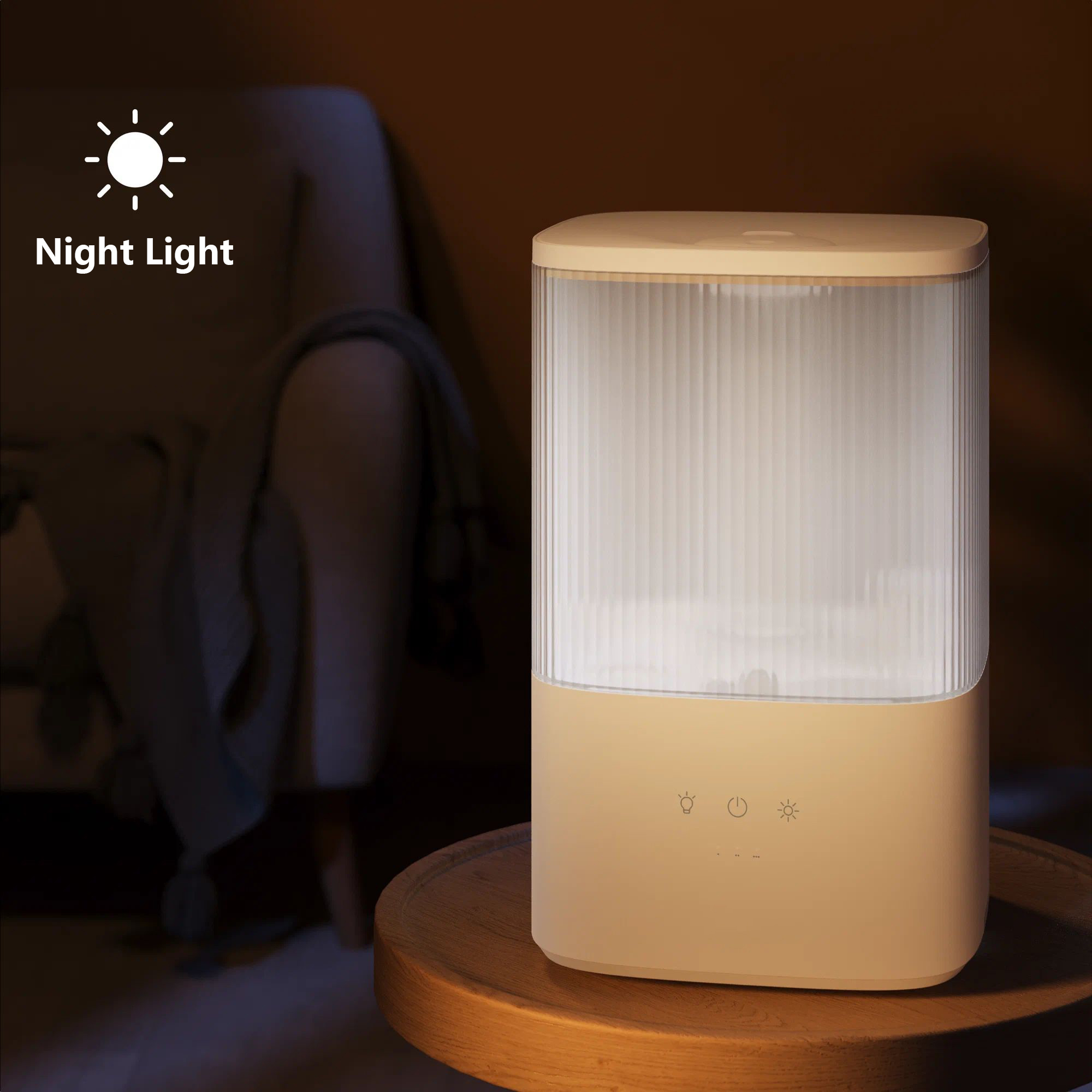 Runal Digital Control Smart Ultrasonic Air Humidifier With Led Lights ...