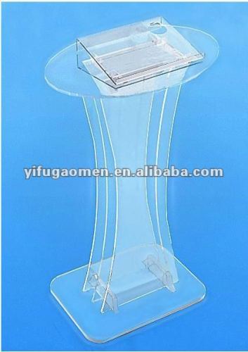 Clear Acrylic Plexiglass Lucite Podium Lectern Pulpit Church Podium ...