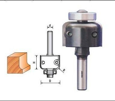 Black Color Cove Cnc Router Bits With Changeable Knives, High Quality ...