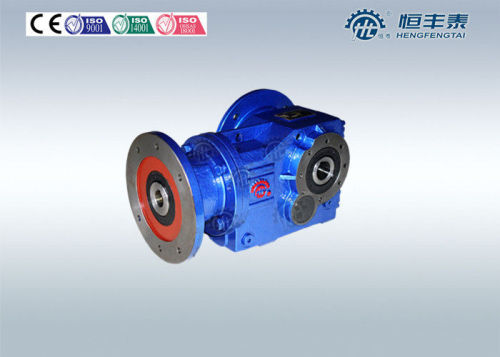 Flange Mounted Bevel Gear Reducer , Cast Iron Gear Reduction Motor ...