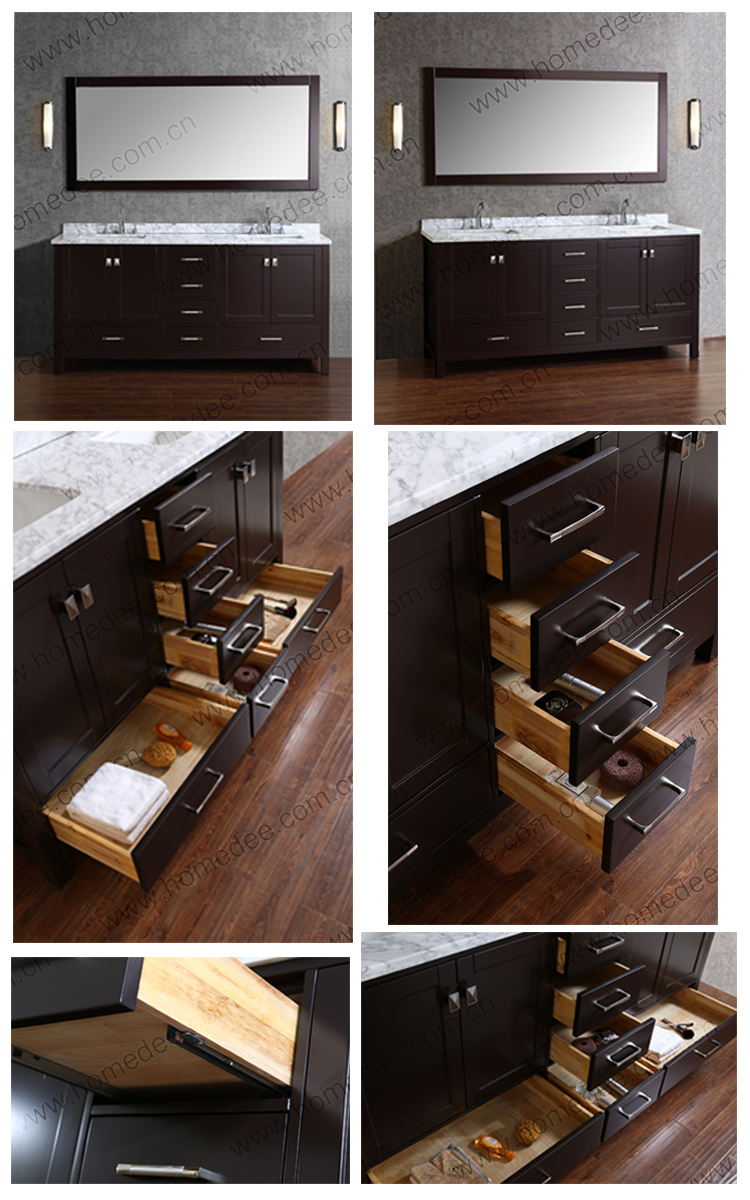 Homedee Bathrooms Furniture Pedestal Bathroom Vanity Base Cabinet, High ...