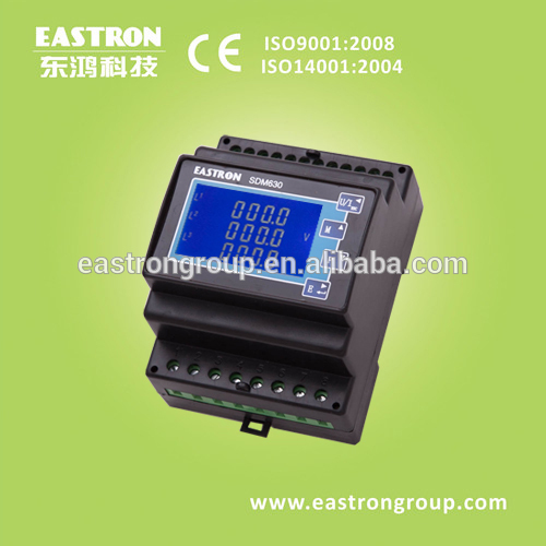 Three Phase Din-rail Energy Meter ,sdm630m Ct ,ct 1/5a Operation, Rs485 ...